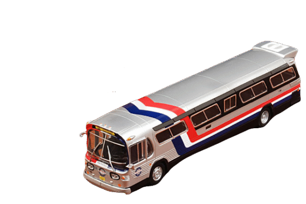 Rare New Old Stock Corgi GM Fishbowl Transit Bus CTA Chicago Transit ...