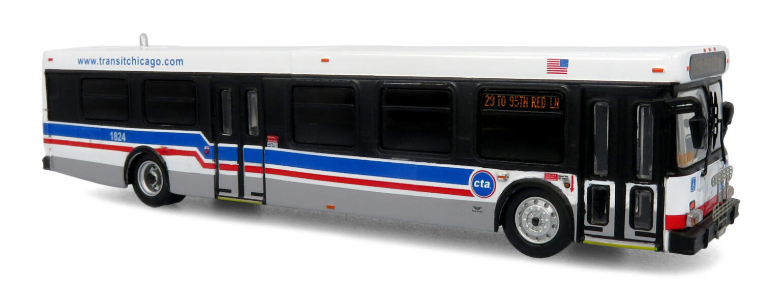 Coming In 2026 Iconic Replicas New Flyer D40LF Transit Bus CTA, Chicago ...