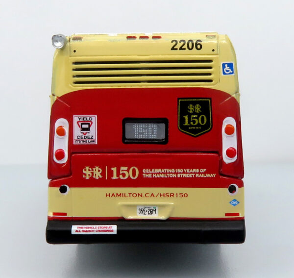 Iconic Replicas Nova LFSH Transit Bus Hamilton Street Railway 150th ...
